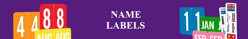 Name Labels Filing | FilingSupplies.com